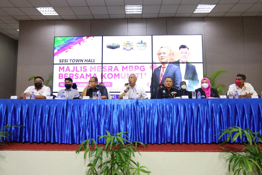 SESI TOWN HALL – MAJLIS MESRA MBPG BERSAMA KOMUNITI BILANGAN 1/2022 ...